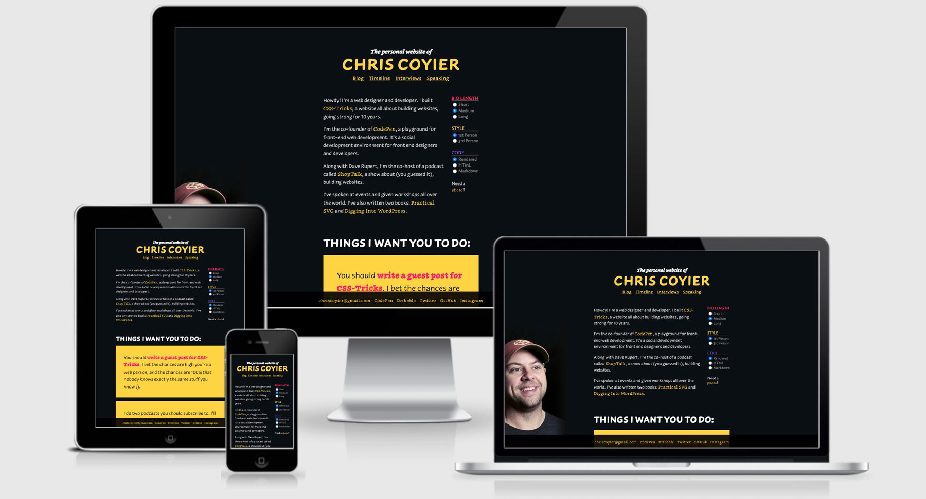 RWD Weekly #409 Interview Series with Chris Coyier - Responsive Web Design